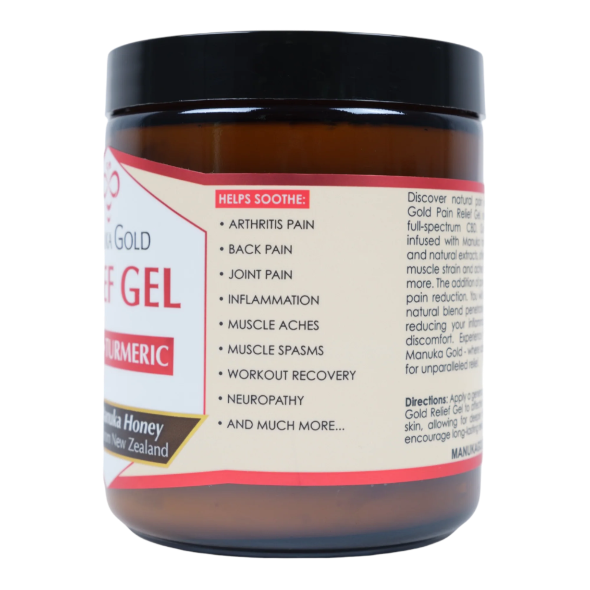 Relief Gel - CBD + Turmeric – Manuka Gold